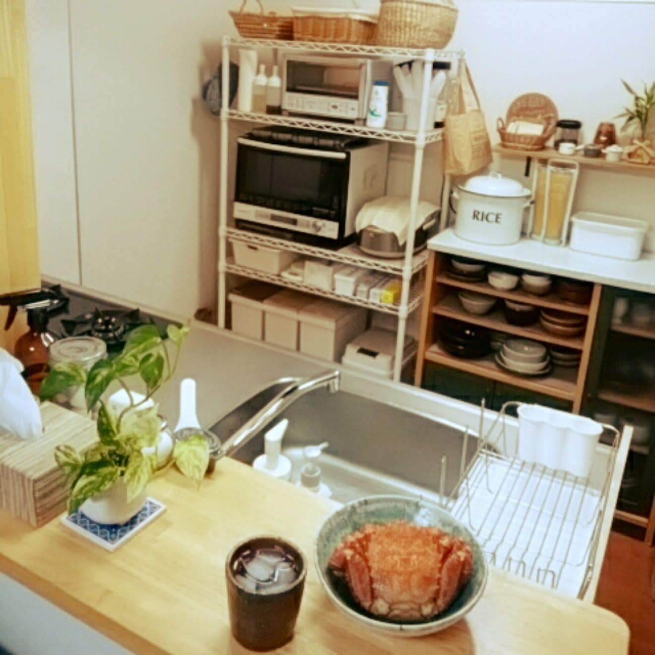 キッチン/1LDK/賃貸/アパート/狭いキッチン...などのインテリア実例 - 2018-11-02 18:29:37 ｜ RoomClip ...