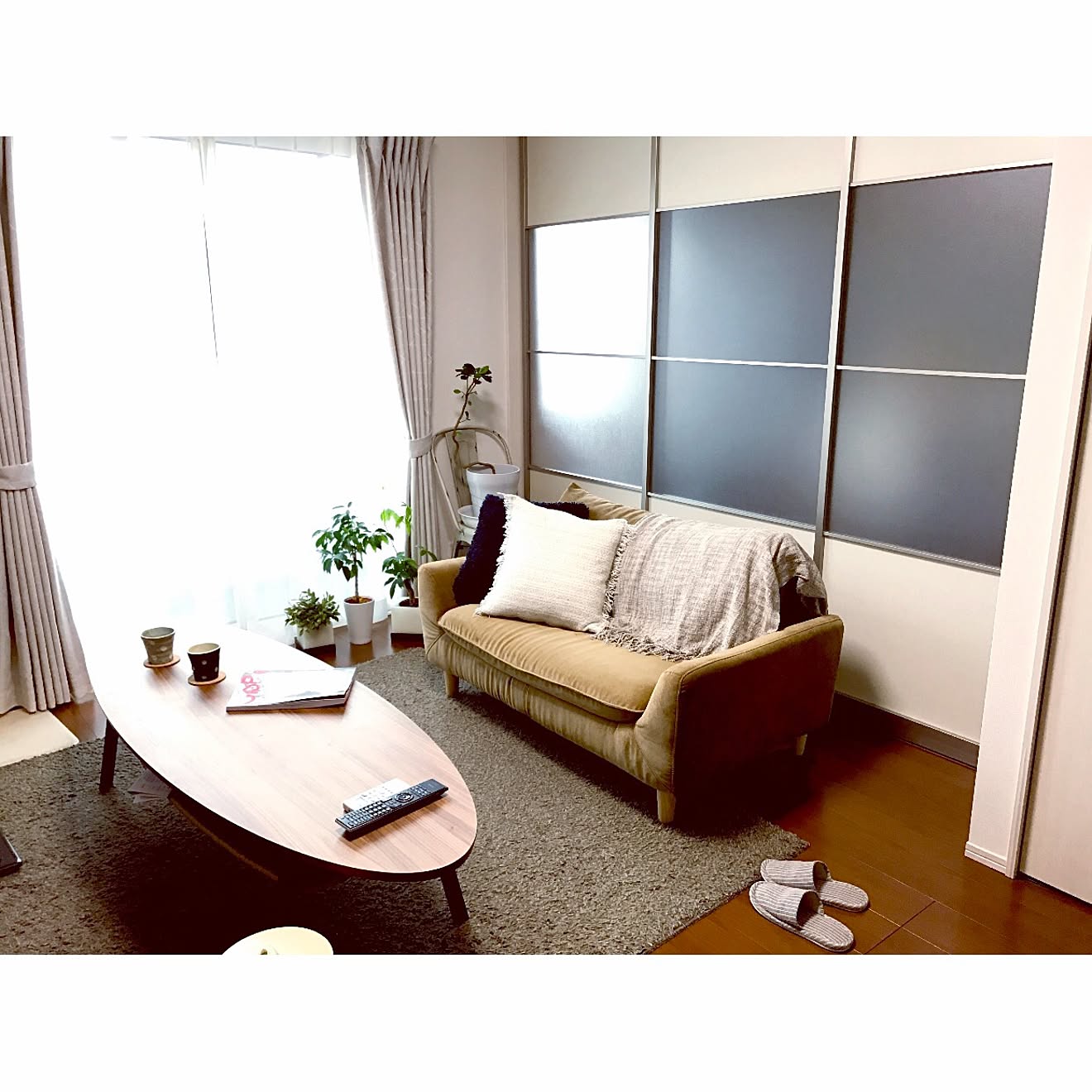 リビング/1LDK/同棲/D-room 賃貸/同棲 1LDK...などのインテリア実例 - 2018-10-04 18:41:43 ｜ RoomClip（ルームクリップ） | RoomClip ...