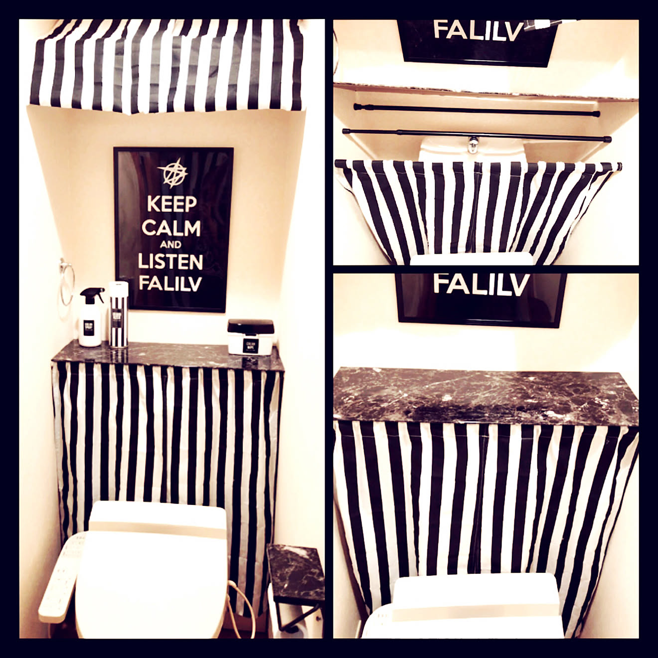 バス/トイレ/モノトーン/mon・o・tone/白黒/Can☆Do...などのインテリア実例 - 2018-10-29 00:44:34 ...