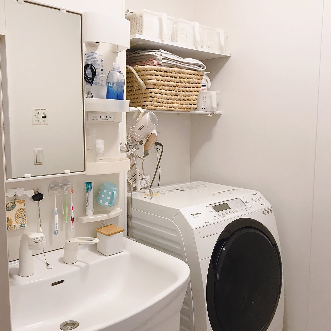 賃貸/3DK/ニトリ/バス/トイレ/マスク収納...などのインテリア実例 - 2021-05-10 22:21:27 ｜ RoomClip（ルームクリップ） | RoomClip（ルームクリップ）