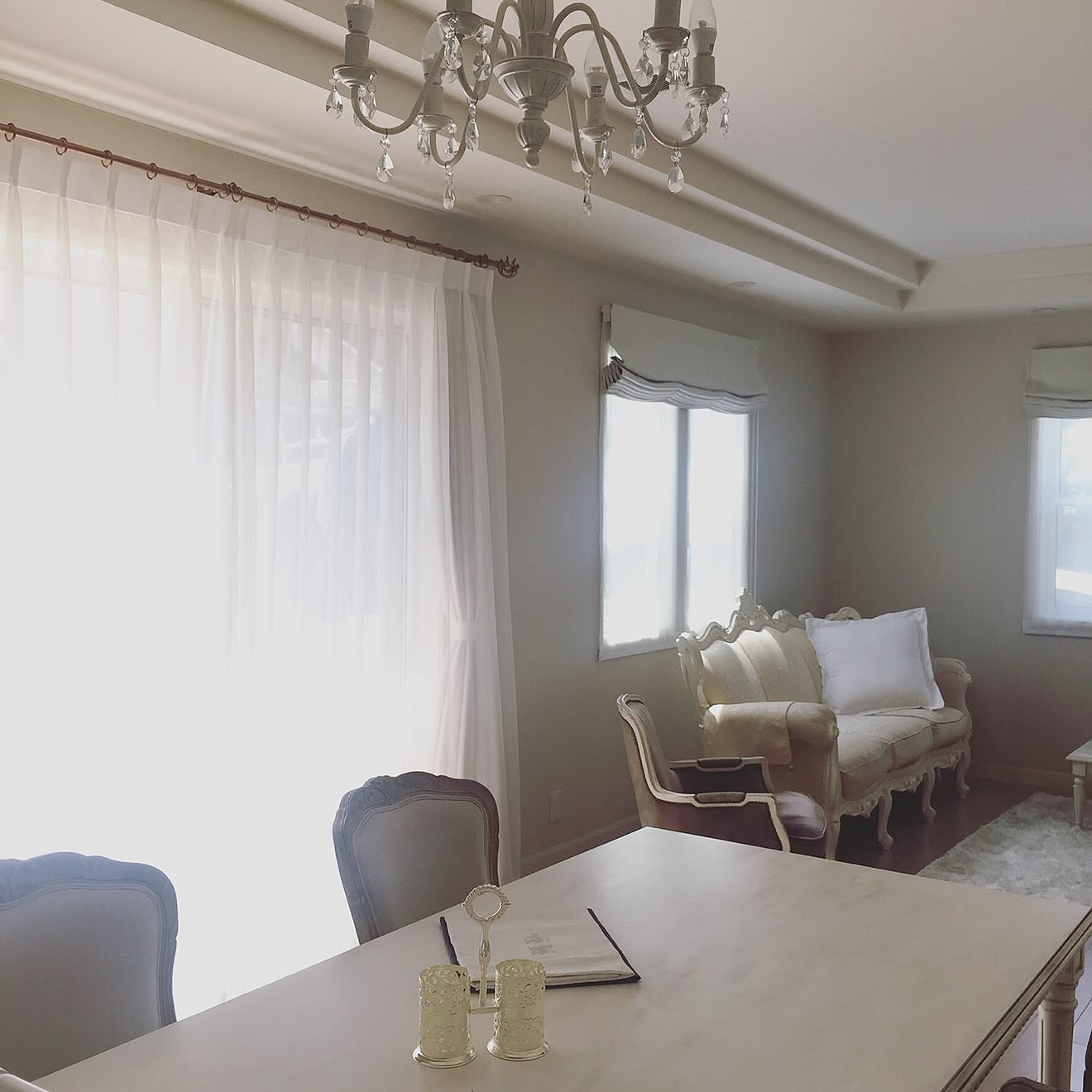 COTE TABLE/LENE BJERRE/カーテン/フレンチシック/シャビーシック...などのインテリア実例 - 2019-03-02 ...