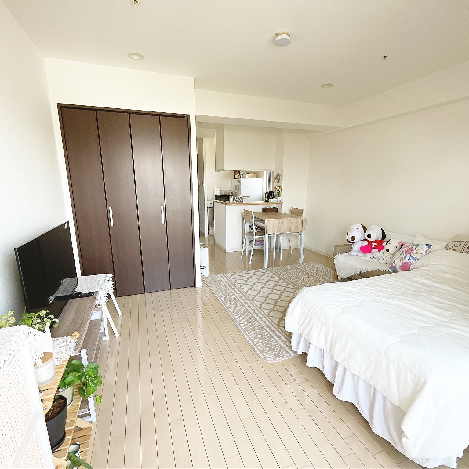 1Rのレイアウト・おしゃれなインテリアコーディネートの実例 ｜ RoomClip（ルームクリップ） | RoomClip（ルームクリップ）