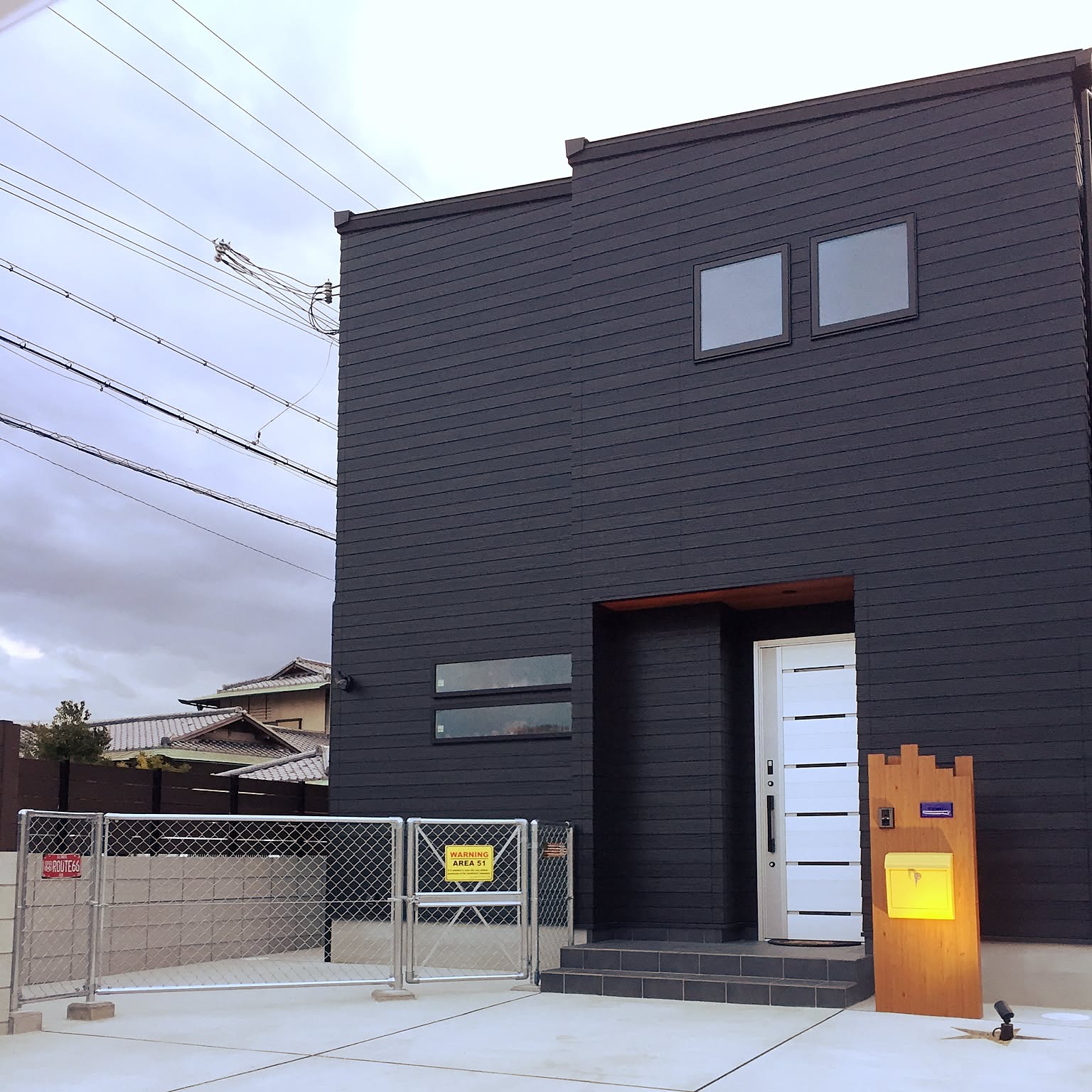 玄関/入り口/california style/california/カリフォルニアスタイル/PCフェンス...などのインテリア実例 ...