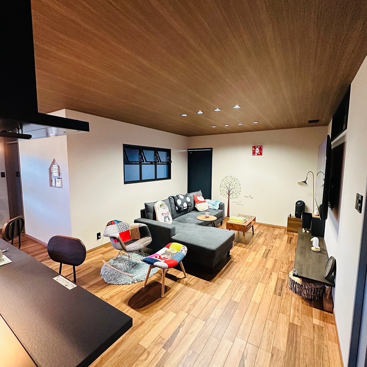 リビング/LDK22畳♥/平屋1LDK/壁掛けテレビ/リビング...などのインテリア実例 - 2024-02-06 10:20:27 ｜ RoomClip（ルームクリップ）