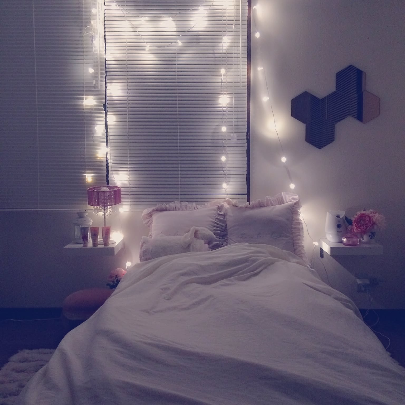 部屋全体/lack/ニトリ/ブラインド/フェアリーライト...などのインテリア実例 - 2015-07-04 22:28:13 ｜ RoomClip（ルームクリップ）