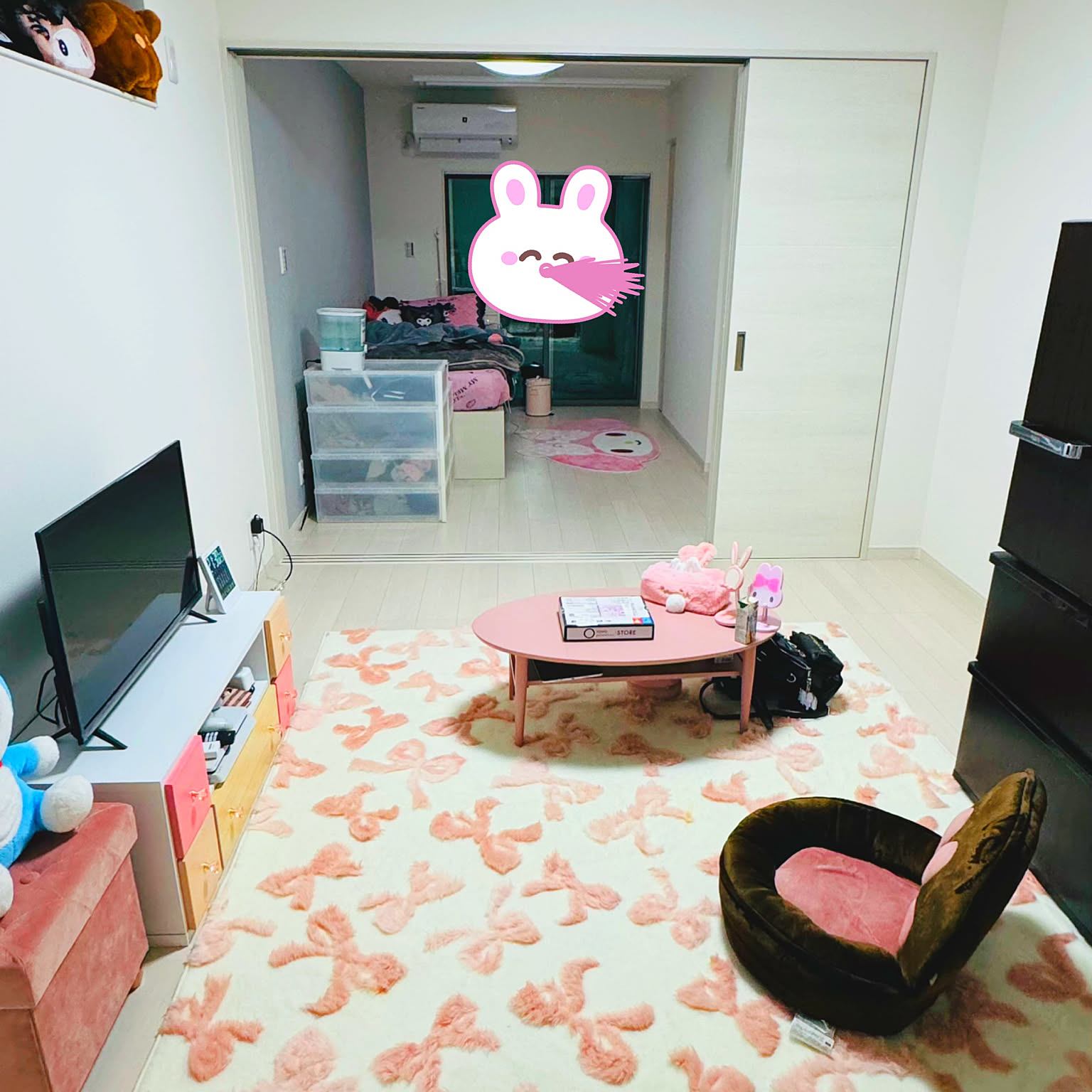 部屋全体/1LDK 1人暮らし/一人暮らし/賃貸/ひとり暮らし...などのインテリア実例 - 2023-12-04 22:17:13 ｜ RoomClip（ルームクリップ ...