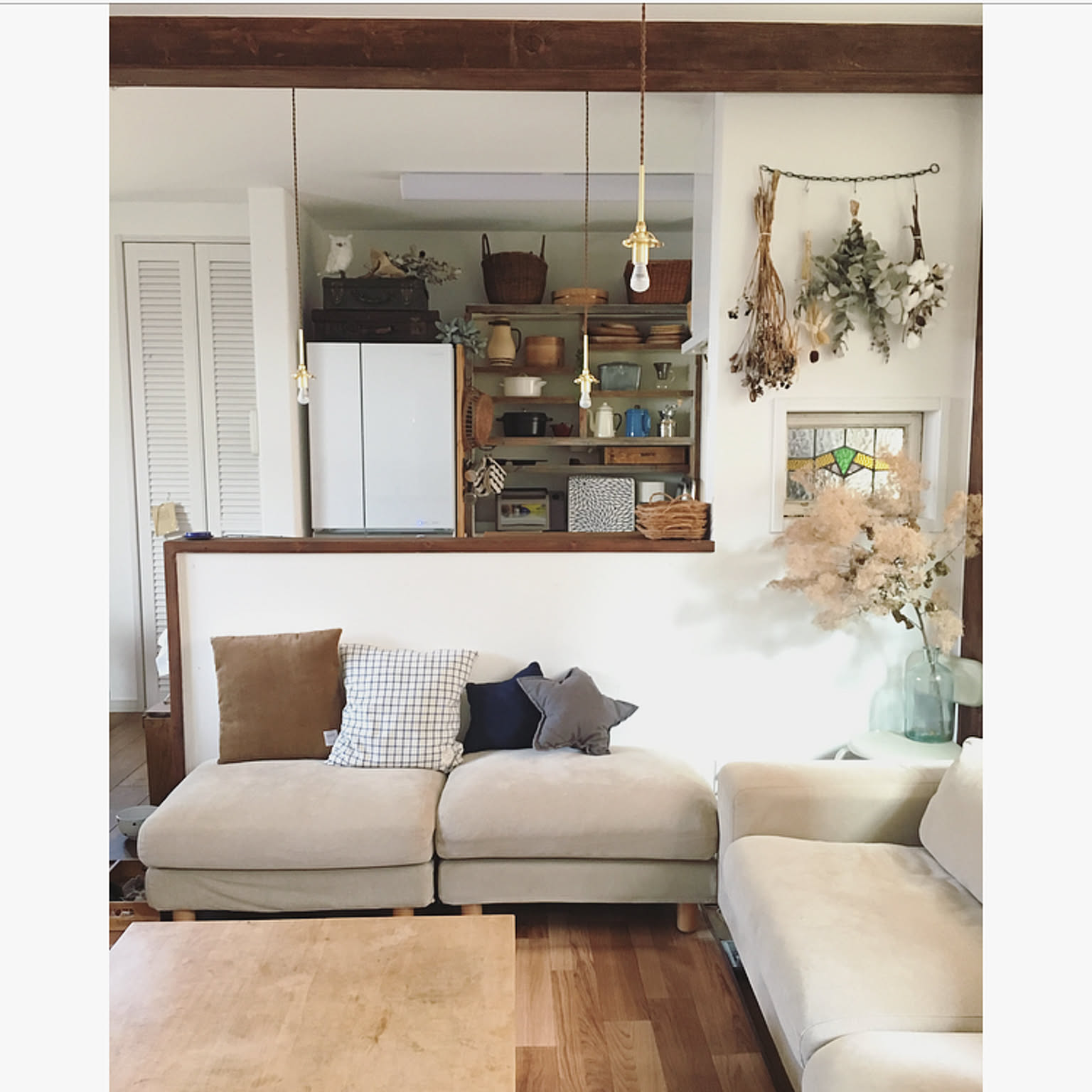 曲げわっぱ/かまわぬ/フラワーベース/ビンテージ/かまわぬ手ぬぐい...などのインテリア実例 - 2022-12-11 22:38:40 ｜ RoomClip（ルームクリップ ...