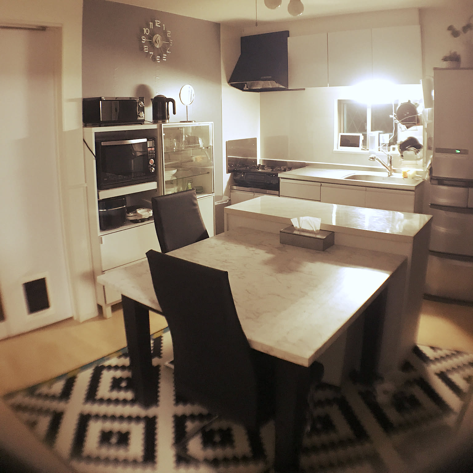 ニトリ/ダイニングテーブル/賃貸/2DK/スッキリ...などのインテリア実例 - 2019-02-28 00:32:41 ｜ RoomClip（ルームクリップ）