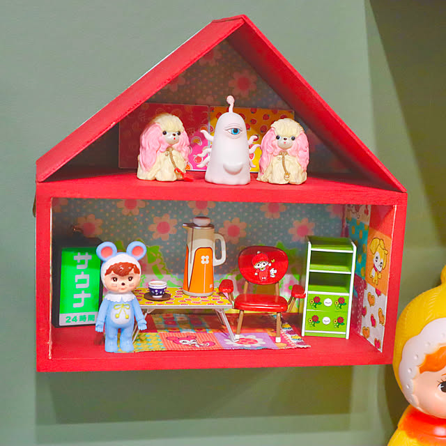 ミニチュア 昭和レトロのおしゃれなインテリア・部屋・家具の ミニチュア 昭和レトロのおしゃれなインテリア・部屋・家具の