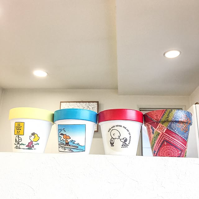 デコパージュ リメ鉢のおすすめ商品とおしゃれな実例 デコパージュ リメ鉢のおすすめ商品とおしゃれな実例