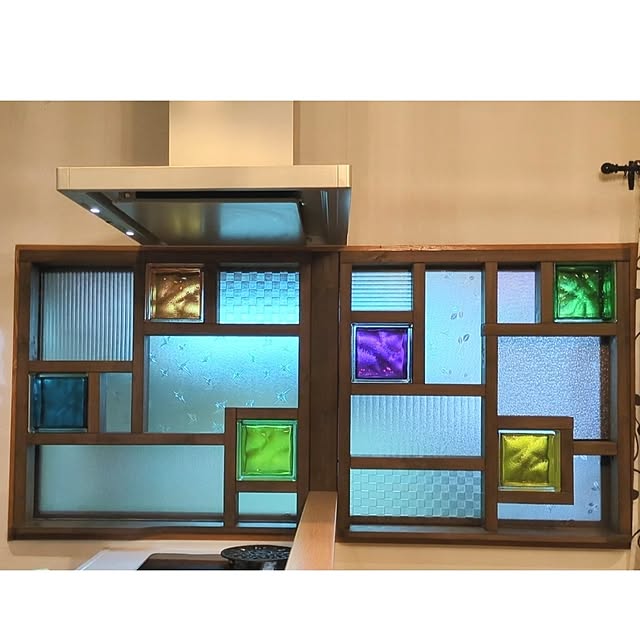 ガラスブロック 昭和レトロのおしゃれなインテリア・部屋・家具 ガラスブロック 昭和レトロのおしゃれなインテリア・部屋・家具