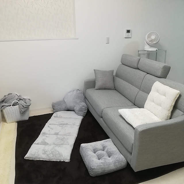 ニトリ 3人用布張りソファ (NP A4R DR-MGY/脚DBR) - 通販 | 家具 ニトリ 3人用布張りソファ (NP A4R DR-MGY/脚DBR) - 通販 | 家具