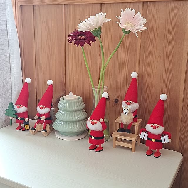 サンタさん クリスマスディスプレイのおしゃれなアレンジ・飾り サンタさん クリスマスディスプレイのおしゃれなアレンジ・飾り