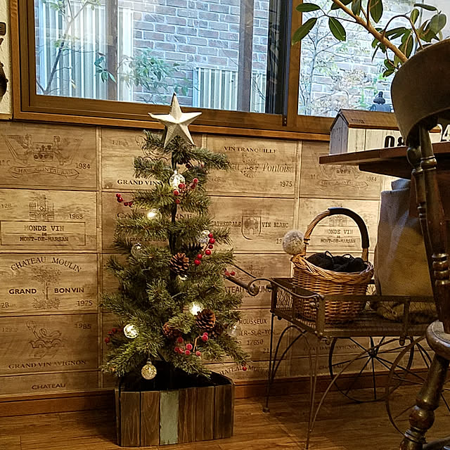 IKEA/足元隠し/クリスマスツリーの足元/プレゼントボックス IKEA/足元隠し/クリスマスツリーの足元/プレゼントボックス