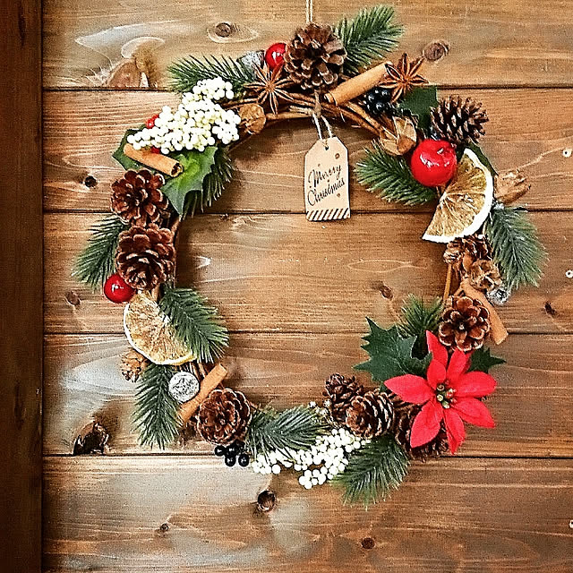 クリスマス リース ポインセチア オーナメントボール 白 クリスマス リース ポインセチア オーナメントボール 白