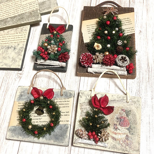 クリスマスツリー デコパージュのおすすめ商品とおしゃれな実例 クリスマスツリー デコパージュのおすすめ商品とおしゃれな実例