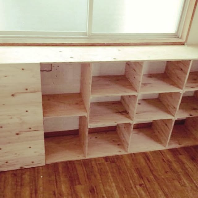 棚/針葉樹合板/本棚DIY/DIYのインテリア実例 - 2015-04-08 20:50 棚/針葉樹合板/本棚DIY/DIYのインテリア実例 - 2015-04-08 20:50