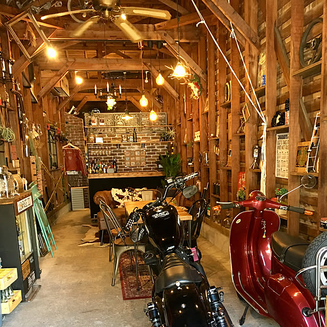 お気に入り/インダストリアル/バイクガレージ/ヴィンテージ/秘密 お気に入り/インダストリアル/バイクガレージ/ヴィンテージ/秘密