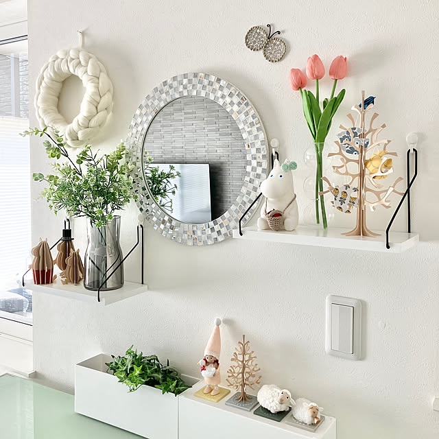 RORPOIR 蝶の花輪 wall decoration home さうな decor 鮮やかな RORPOIR 蝶の花輪 wall decoration home さうな decor 鮮やかな