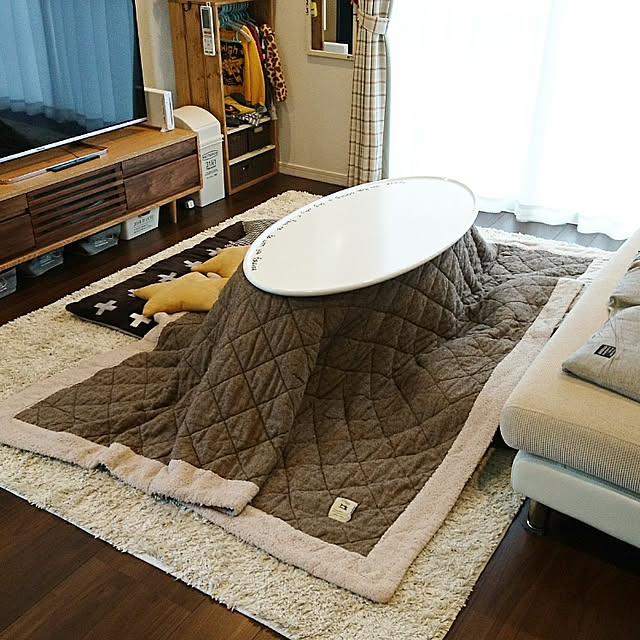 こたつテーブル W120cm 楕円形 木製こたつ オールシーズン 北欧 こたつテーブル W120cm 楕円形 木製こたつ オールシーズン 北欧
