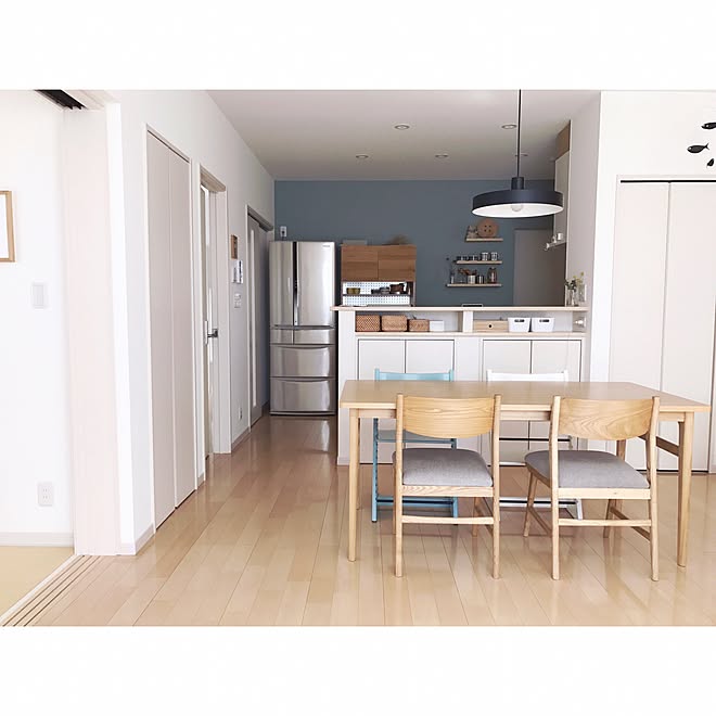 部屋全体/シンプルインテリア/LDK/ペンダントサポーター/凸ランプ...などのインテリア実例 - 2017-04-04 18:13:57 ｜ RoomClip（ルームクリップ ...