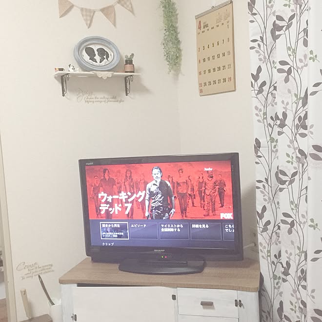リビング/テレビ台DIY/ウォーキングデッド/TWD/収納...などのインテリア実例 - 2017-04-08 06:59:16 ...