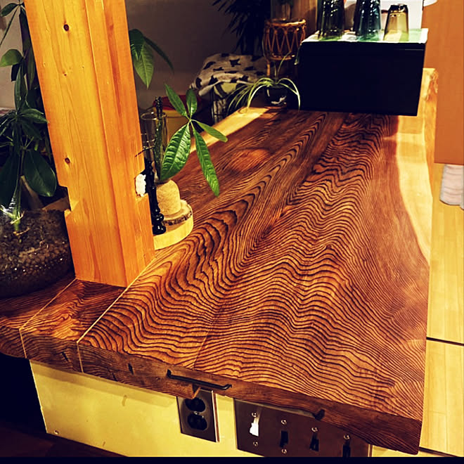 黒杉/株式会社 新発田屋/株式会社 デークル/国産木材/一枚板...などのインテリア実例 - 2022-11-30 16:04:23 ｜ RoomClip（ルームクリップ ...