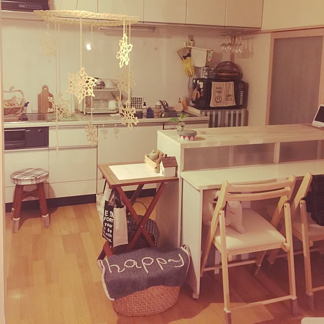 キッチン/お菓子カゴ♡/2DK 賃貸/ナチュラル/かめらまーく|ωΦ)...などのインテリア実例 - 2016-01-09 17:23:55 ｜ RoomClip（ルームクリップ ...