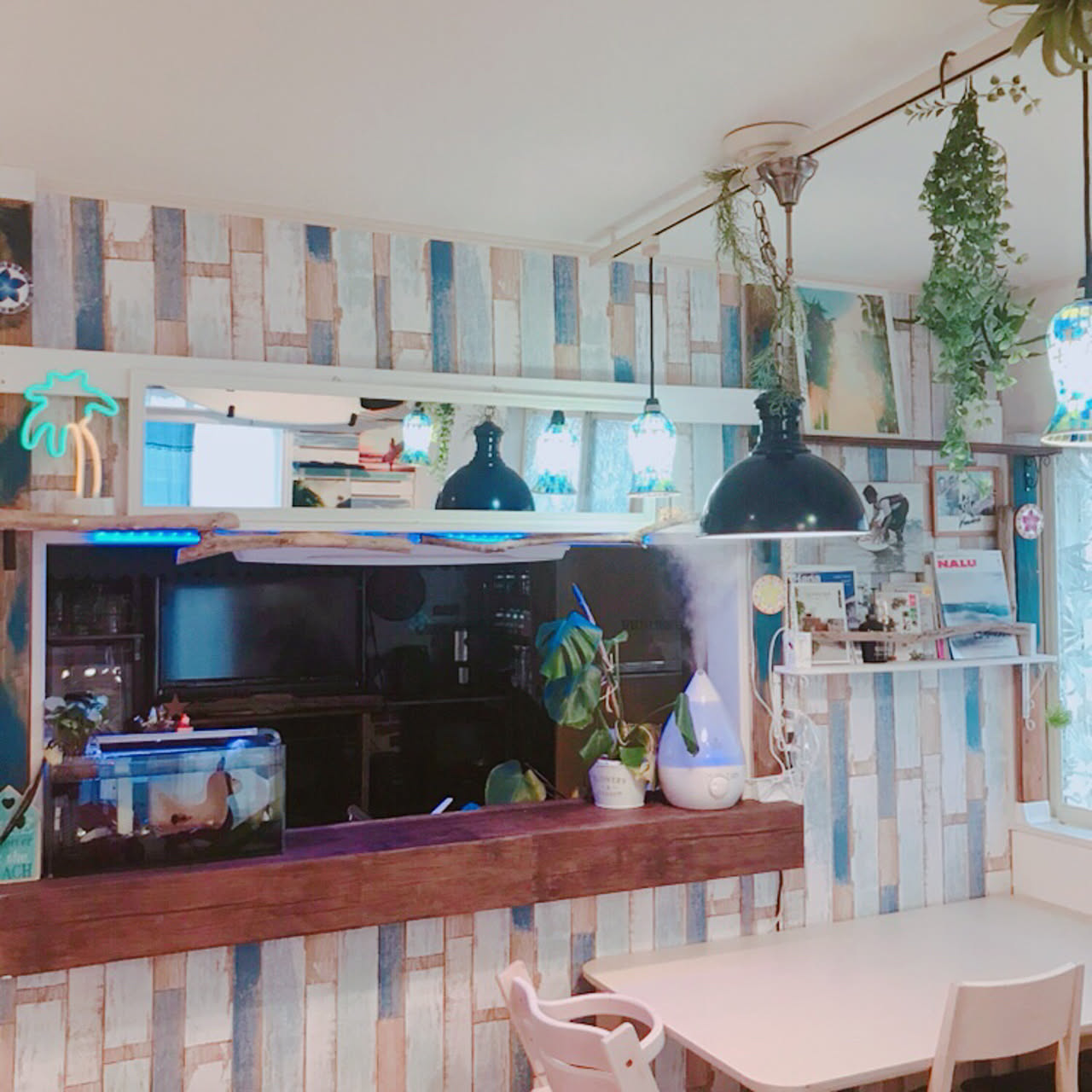 3COINS LEDテープライトの商品を使ったおしゃれなインテリア実例 ｜ RoomClip（ルームクリップ）