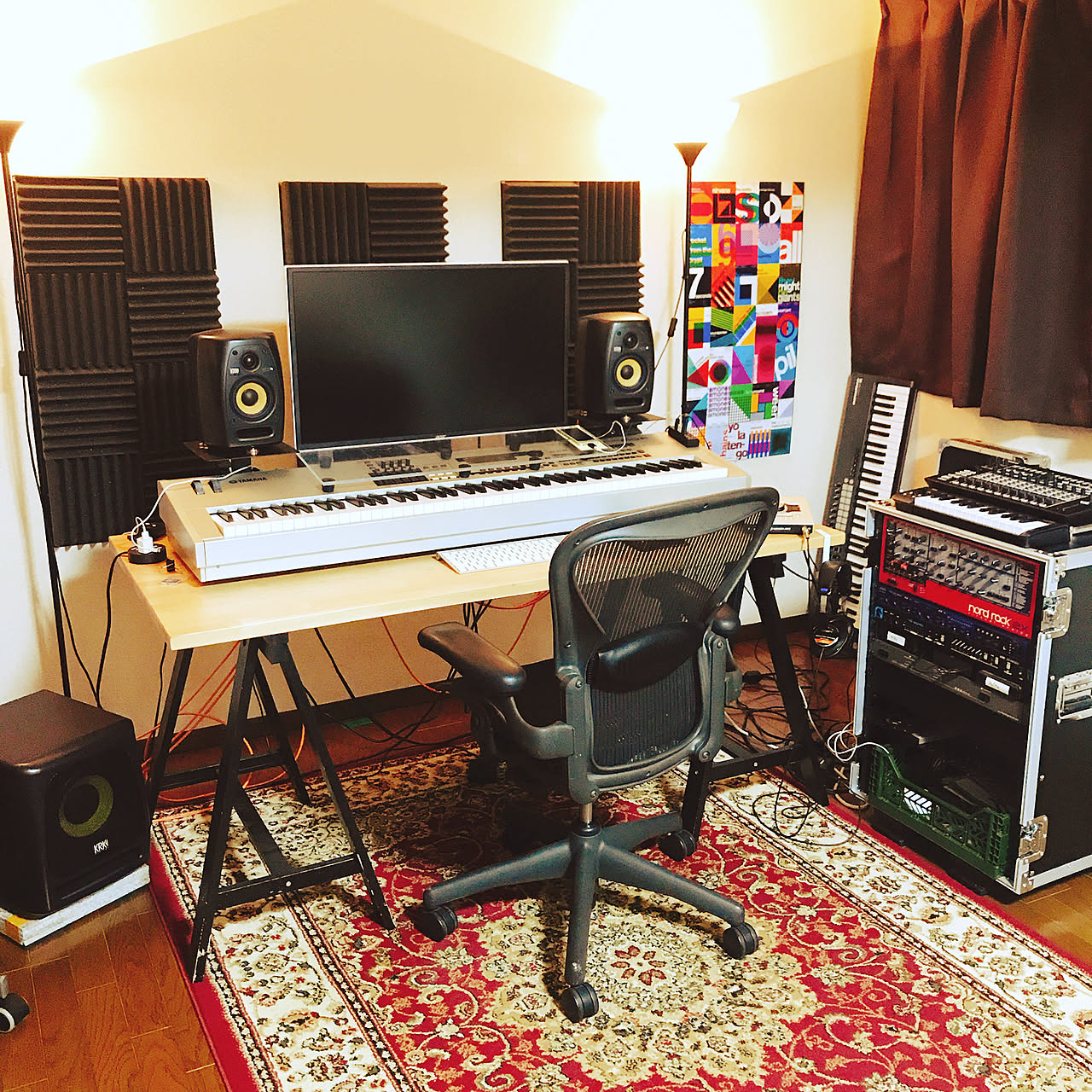 DTMルームのインテリア実例 ｜ RoomClip（ルームクリップ）