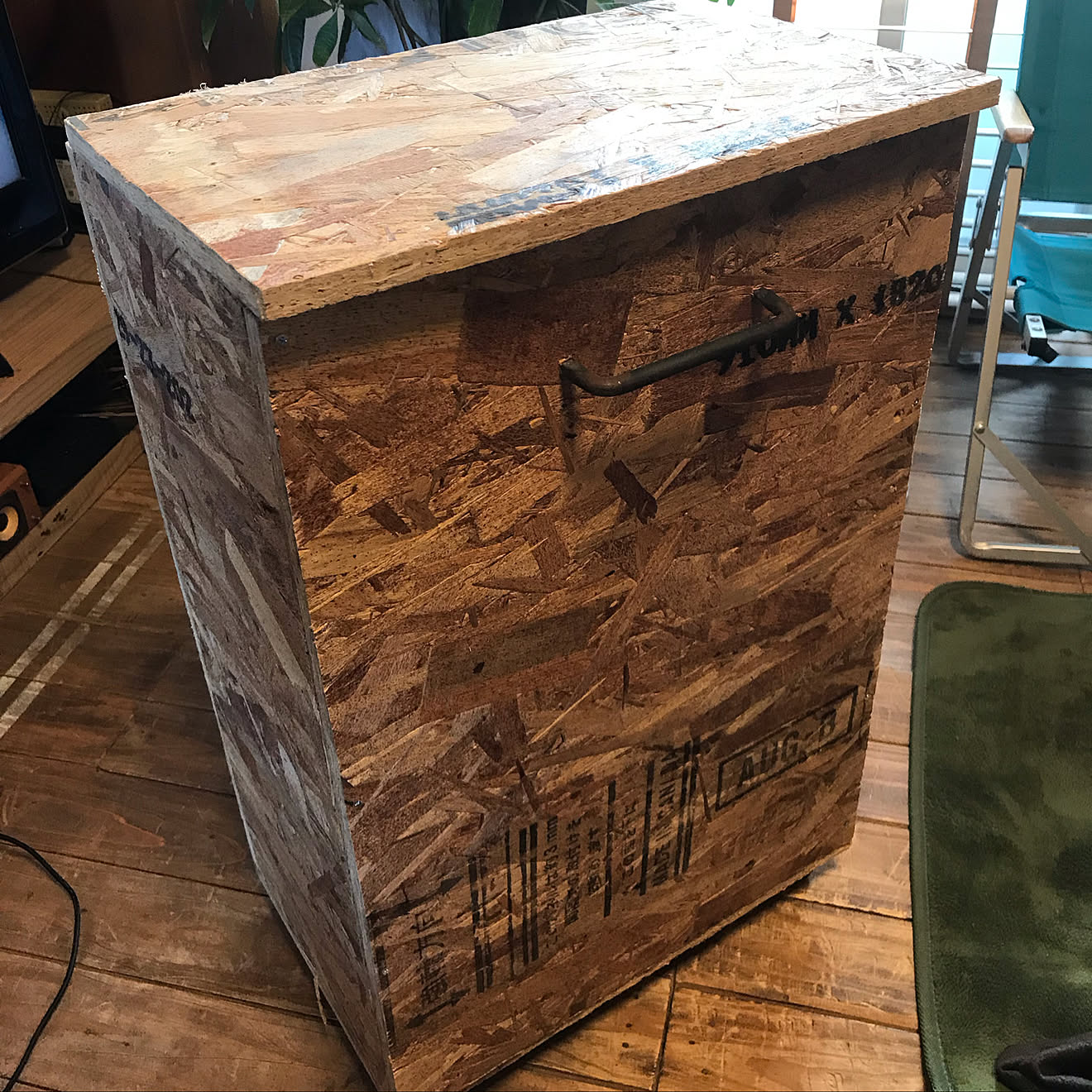 キッチン/キッチンゴミ箱DIY/キッチンゴミ箱/osb/OSB合板...などのインテリア実例 - 2019-01-04 13:16:08 ｜ RoomClip（ルームクリップ）