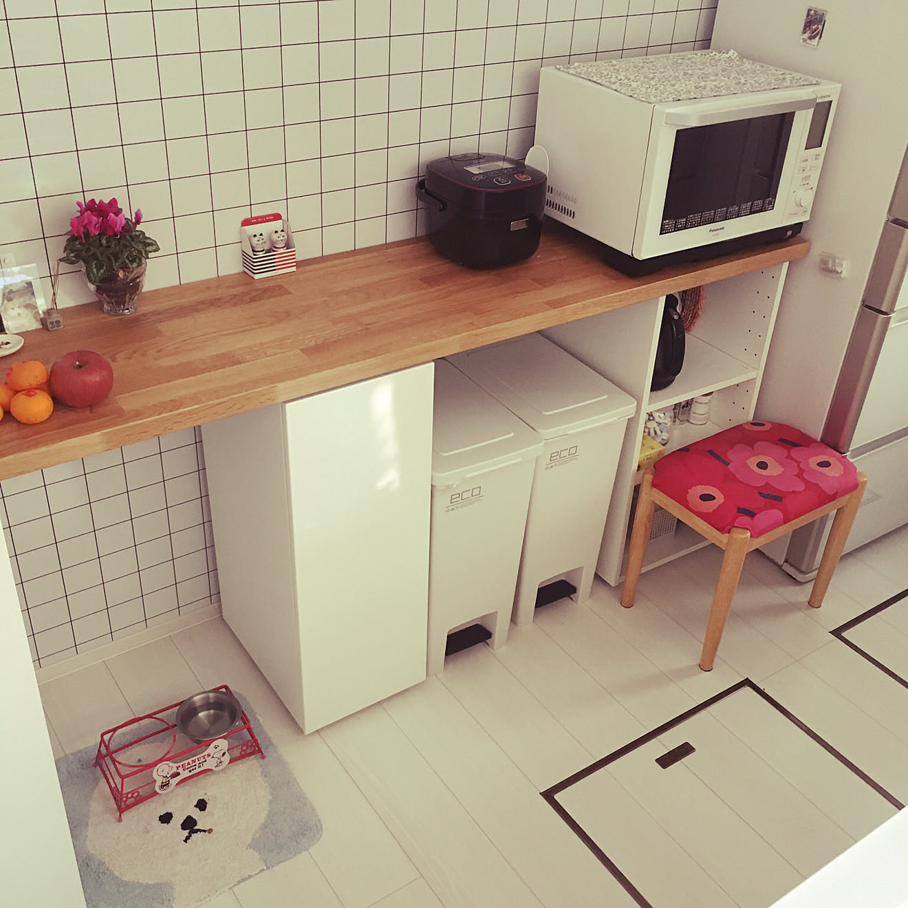 キッチン背面カウンター/イケア/キッチン/イベント用に再投稿/キッチンのインテリア実例 - 2020-04-23 09:56:17 ｜ RoomClip（ルームクリップ）