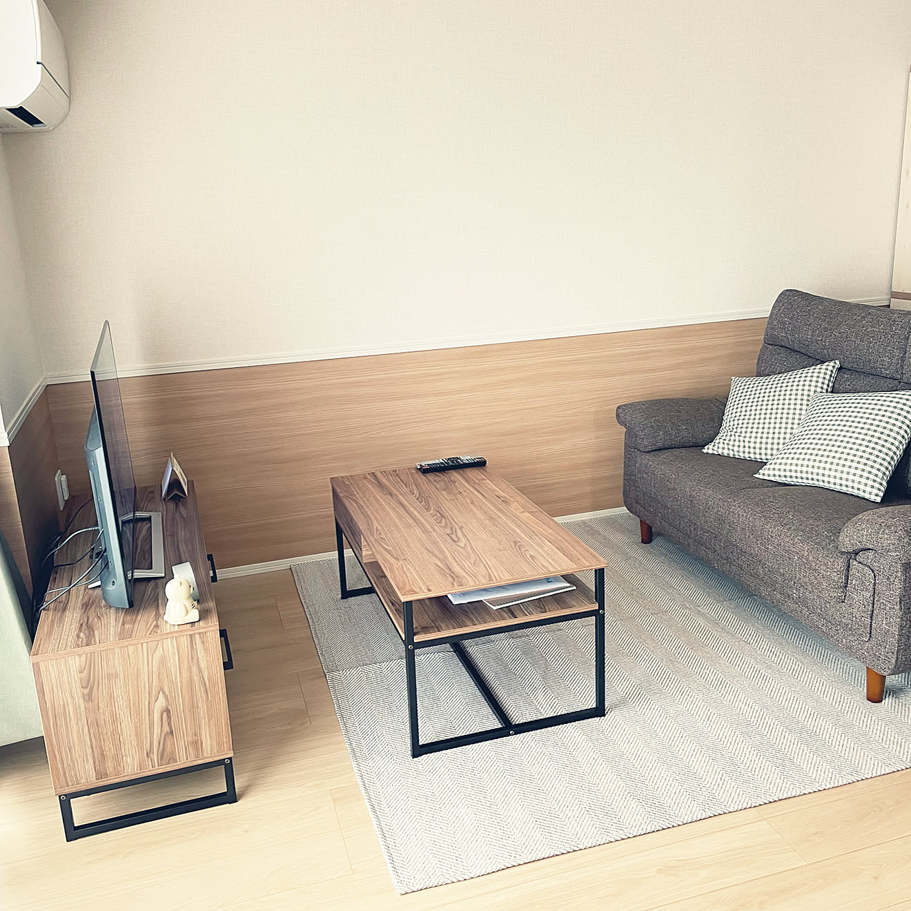 リビング/1LDK/同棲/D-room 賃貸/同棲 1LDK...などのインテリア実例 - 2018-10-04 18:41:43 ｜ RoomClip（ルームクリップ）