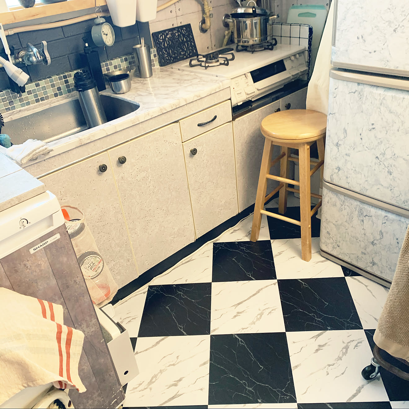 IKEA/ピンク/2DK/床/団地...などのインテリア実例 - 2021-05-13 12:35:30 ｜ RoomClip（ルームクリップ） | RoomClip（ルームクリップ）