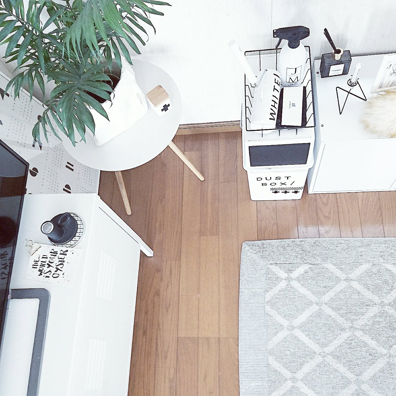 リビング/MONOTONE/interior/simpleに。/木目も大事に。...などのインテリア実例 - 2017-04-23 11:27 ...