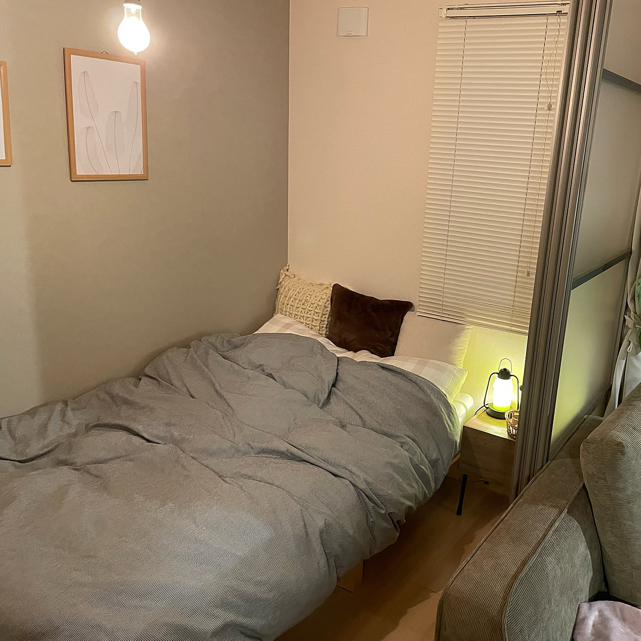 ベッド周り/ひとり暮らし/賃貸アパート/d-room/1LDK...などのインテリア実例 - 2018-10-21 20:33:18 ｜ RoomClip（ルームクリップ ...