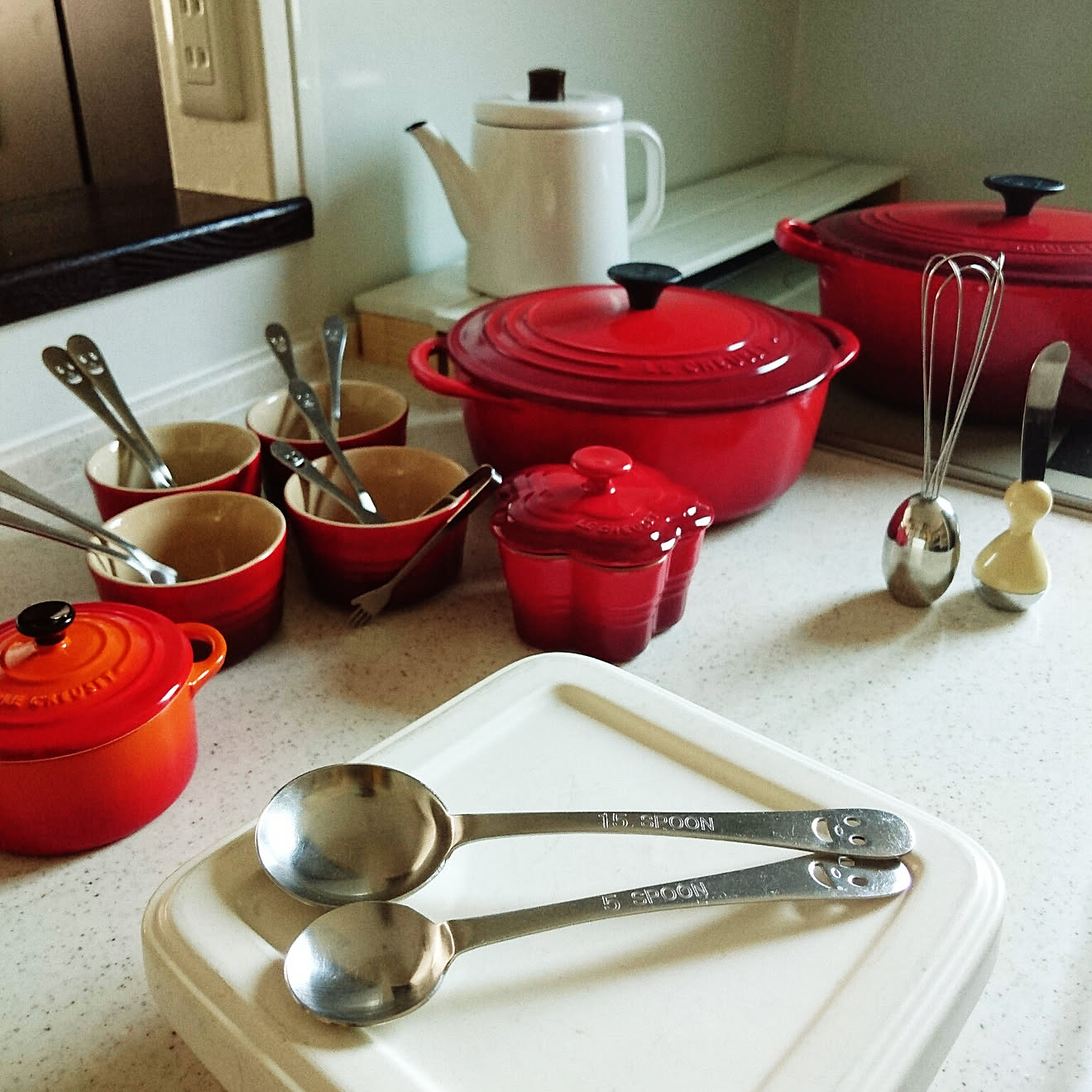 Redもすき ️/おうちごはん/LECREUSET ストーンウエア/Lecreuset*/いつも見てくださって、感謝です♡...などの ...