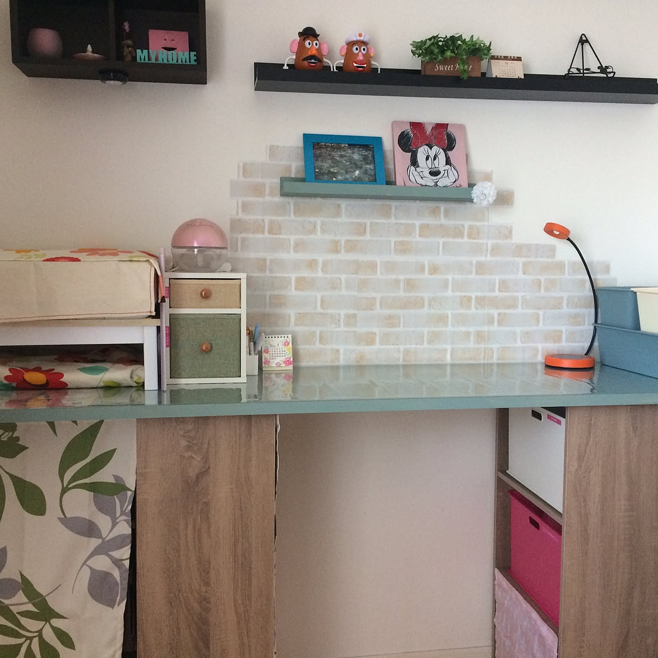 リビング/ピスタチオグリーン色/カインズホーム/DIY/セリア...などのインテリア実例 - 2016-12-26 22:10:10 ...