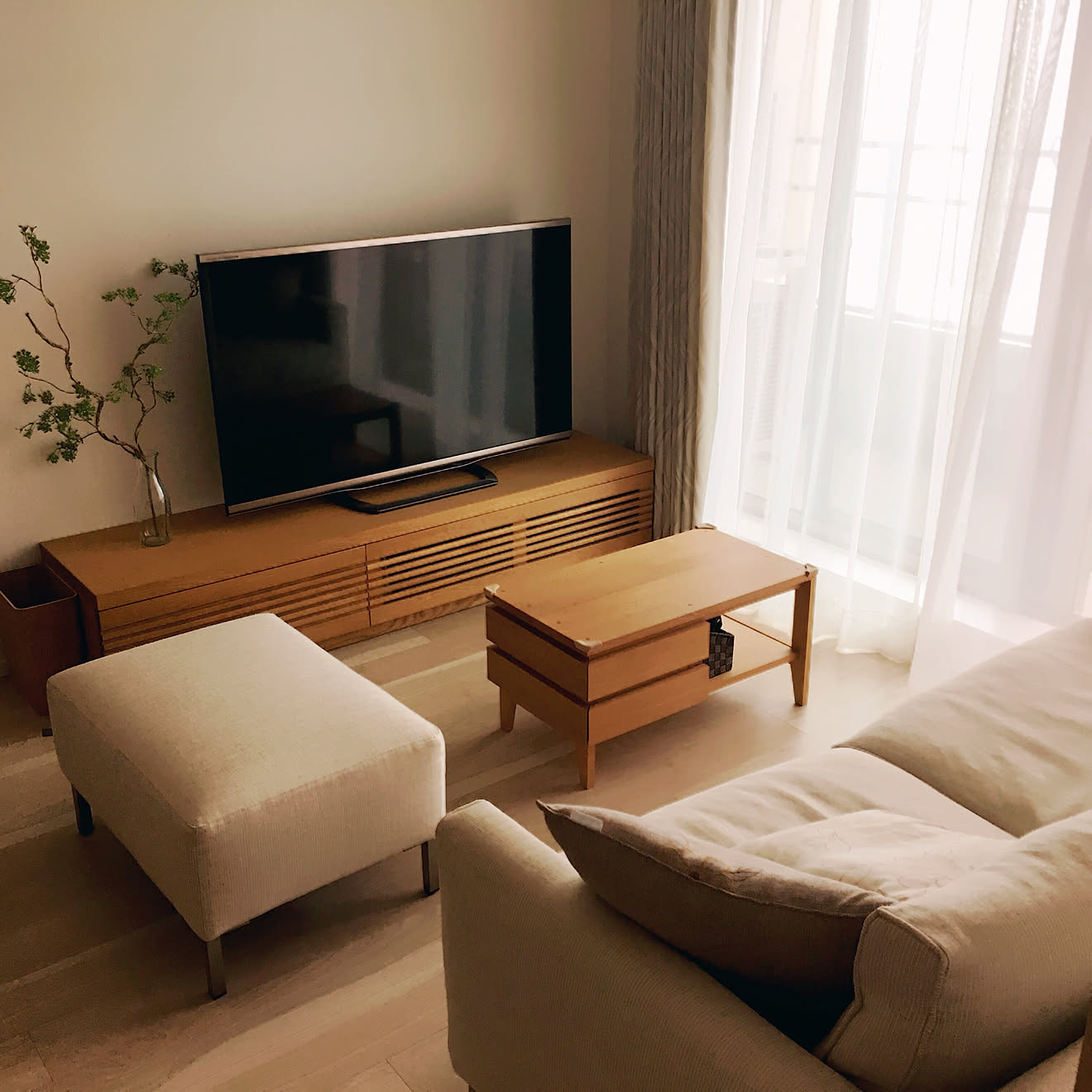 リビング/ナチュラル/賃貸/IKEA/2LDK...などのインテリア実例 - 2015-11-07 12:02:16 ｜ RoomClip（ルームクリップ）