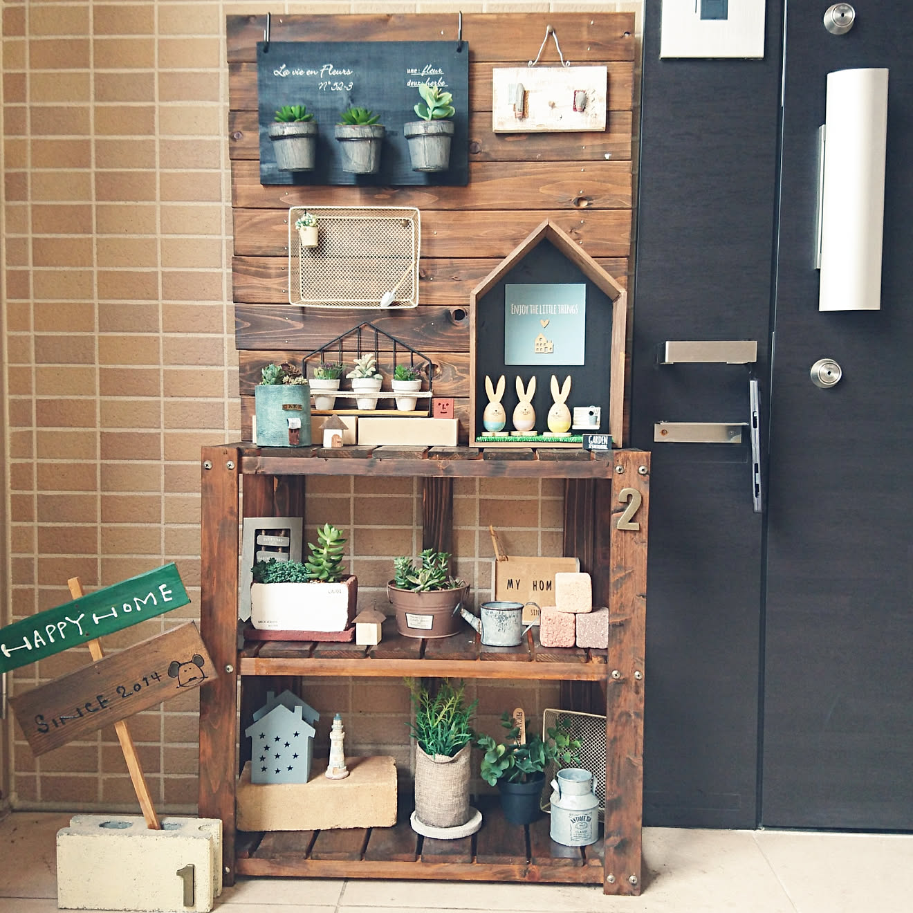 玄関/入り口/玄関のドアを出た所/玄関前/Can★Do/暮らしの一コマ...などのインテリア実例 - 2018-05-27 20:08:37 ｜ RoomClip（ルームクリップ）