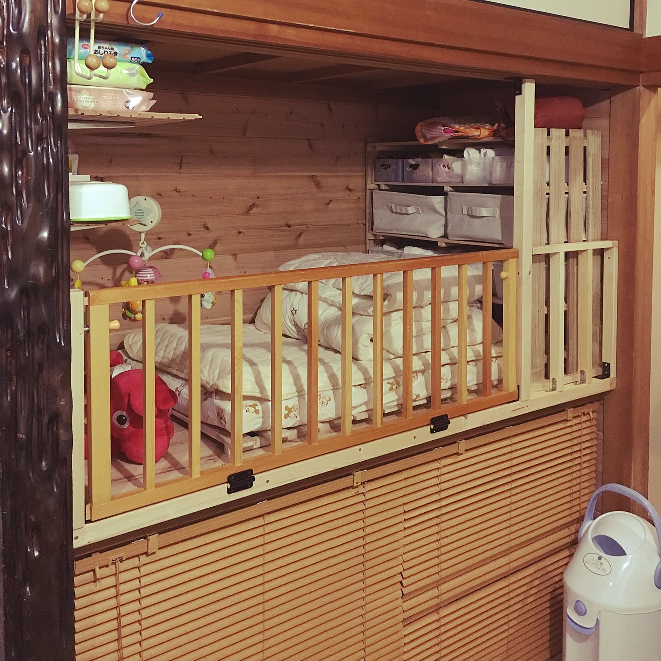 押入れ改造/ベビーベッド/ベッド周り/すのこ棚/ベビーゲート...などのインテリア実例 - 2016-12-05 19:22:12 ...