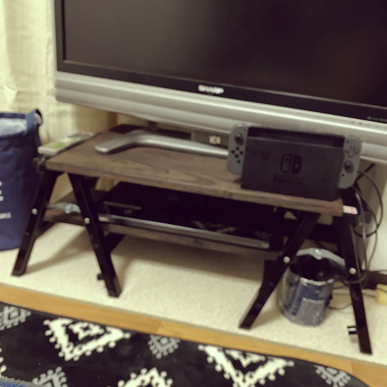 築古賃貸マンション/脚立/テレビ台/リビング/カインズ...などのインテリア実例 - 2020-03-19 23:26:42 ...