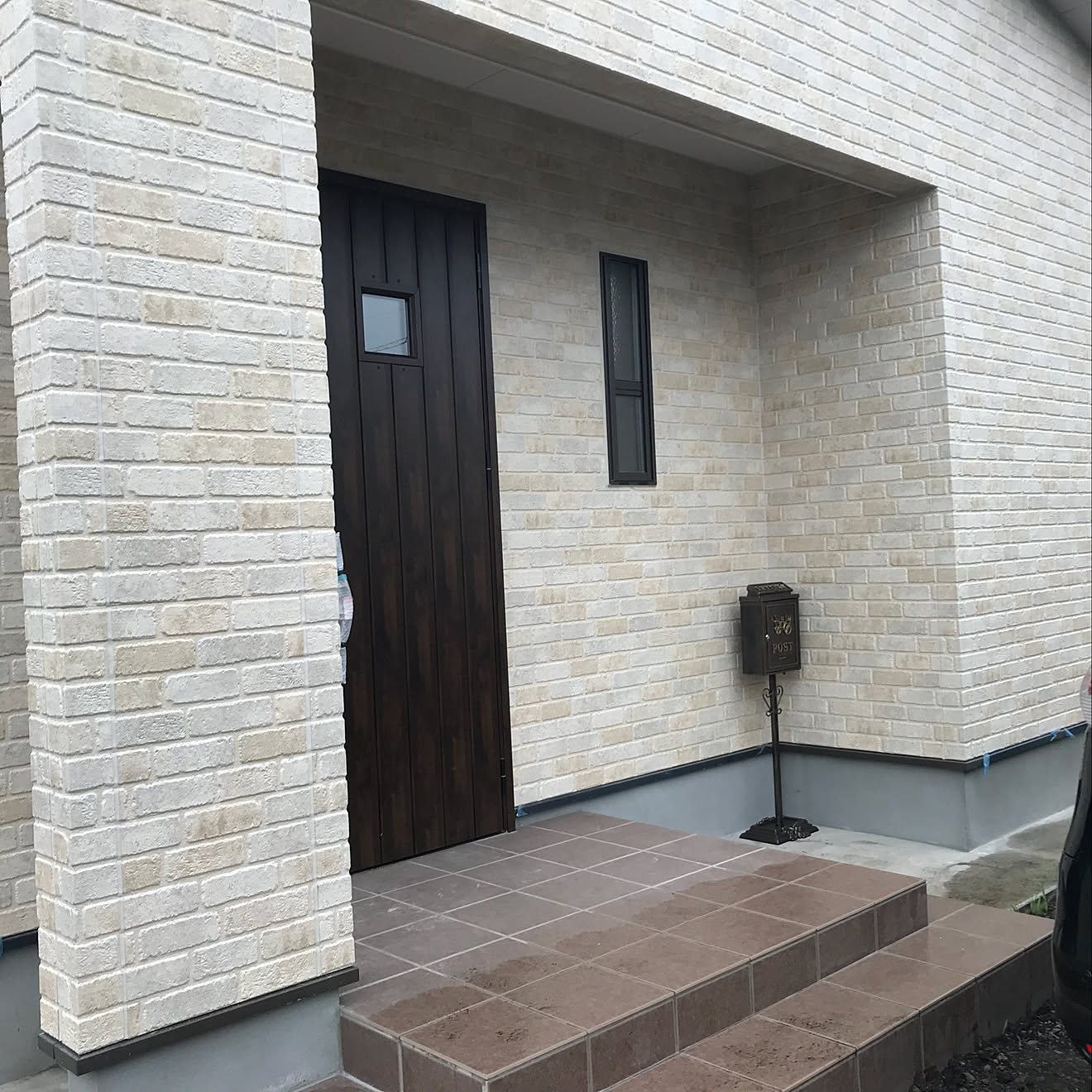 玄関/入り口/玄関ドア/植物/ポスト/BOBIのインテリア実例 - 2015-03-16 15:58:54 ｜ RoomClip（ルームクリップ）