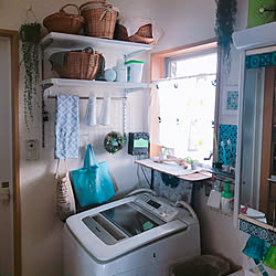 洗濯バサミの収納/布団たたき/洗濯かご/かご収納/かご好き...などのインテリア実例 - 2017-01-28 09:09:09 ...