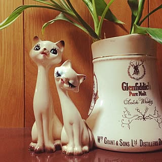 ペア 置物 猫 レトロ 取り出そ 陶器 ネコ ねこ ペア 置物 猫 レトロ 取り出そ 陶器 ネコ ねこ