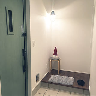 緑色の玄関ドアのインテリア実例 ｜ RoomClip（ルームクリップ）