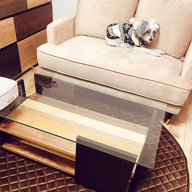 【写真付きレビュー】ニトリ ローチェスト(カレナ 120LC DBR) の通販商品&口コミ情報 | RoomClipショッピング