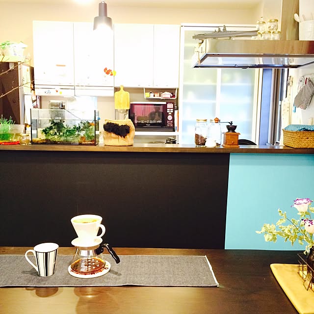 金魚水槽のおしゃれなアレンジ・飾り方のインテリア実例 ｜ RoomClip（ルームクリップ）