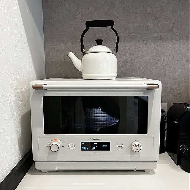 【写真付きレビュー】象印マホービン｜ZOJIRUSHI オーブンレンジ EVERINO(エブリノ) ホワイト ES-GT26-WA [26L]の通販商品&口コミ情報 | RoomClipショッピング