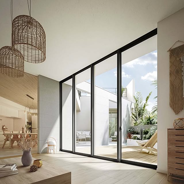 【写真付きレビュー】樹脂アルミ複合サッシ LIXIL TW（TG） 高所用横すべり出し窓 074028 W780×H350 mm TOSTEM ...